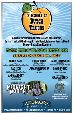 BUTCH TRUCKS TRIBUTE AT ARDMORE MUSIC HALL FEATURES EXTENDED ALLMANS ...